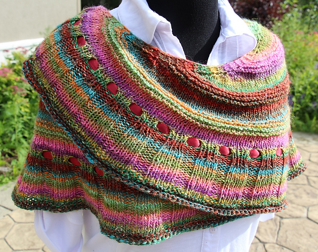 Ravelry: Simple Pleasures Crescent Shawl pattern by alaskagirlknits!