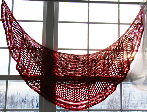 Ravelry: Red Shawl pattern by alaskagirlknits!