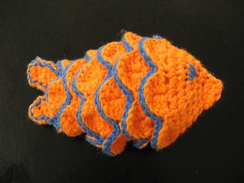 Ravelry: Croco scaled fish pattern by Aleta Sullivan