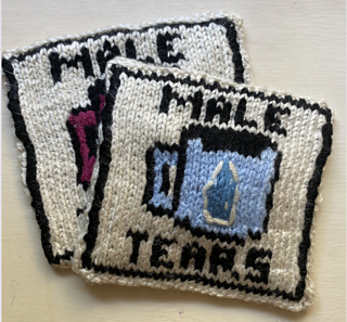 Ravelry: Male Tears Coasters pattern by Dr. Ella Horn