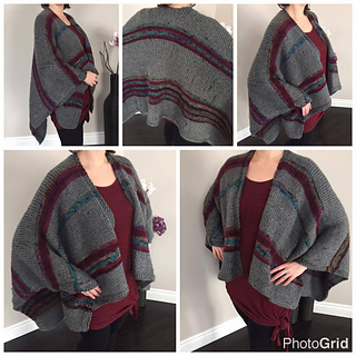 Ravelry: Chunky Ruana pattern by Alice Aspinall