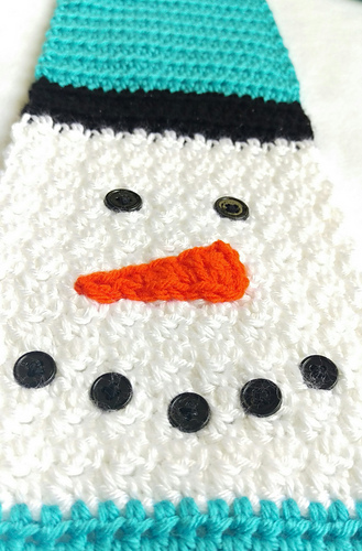 Ravelry: Mr. Snowman Scarf pattern by AliKatz Crafts