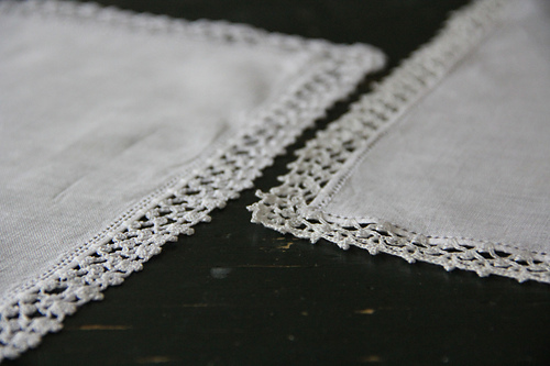 Ravelry: Crocheted Handkerchief Edging pattern by Allison Baker
