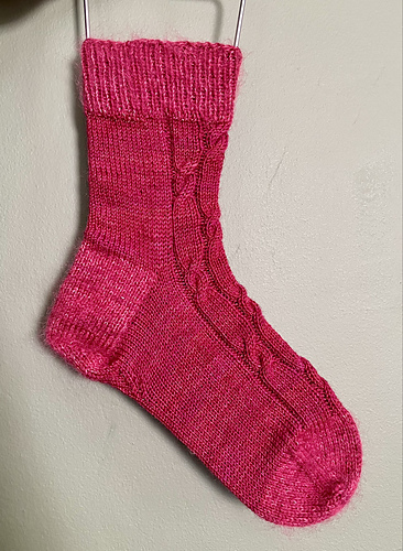 Ravelry: Cozy Little Cable Socks pattern by Allison Schmidt