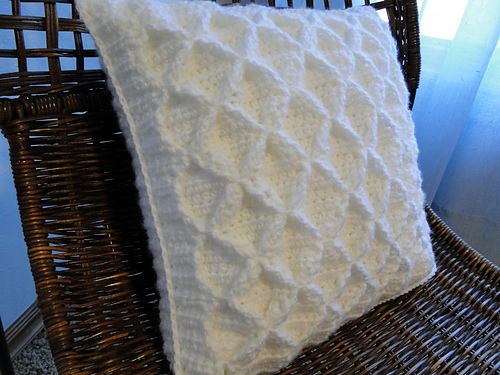 Ravelry: Smocked Pillow pattern by D Moyer