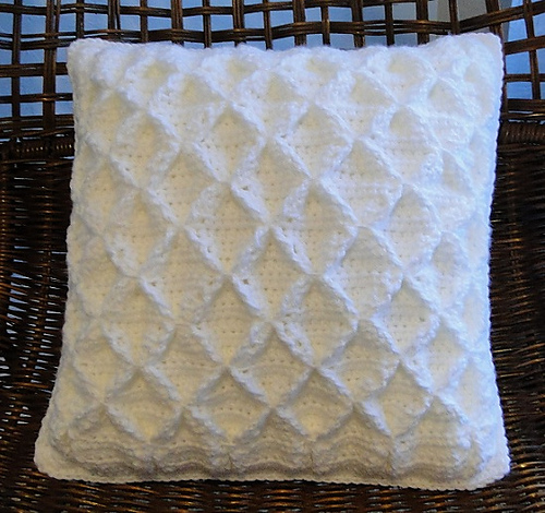 Ravelry: Smocked Pillow pattern by D Moyer