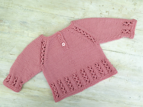 Ravelry: Sweet Lizzie Top Down Pullover pattern by Alma Mahler
