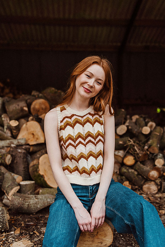 Ravelry: Lavender Tank Top pattern by Along avec Anna