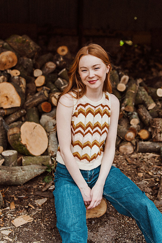 Ravelry: Lavender Tank Top pattern by Along avec Anna