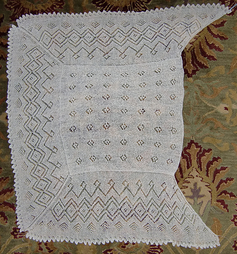 Ravelry: Royal Lace Baby Shawl 2013 pattern by Russian Lily