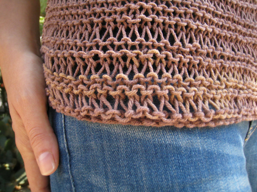 Ravelry: Top de punto pattern by Al Sol, a mano