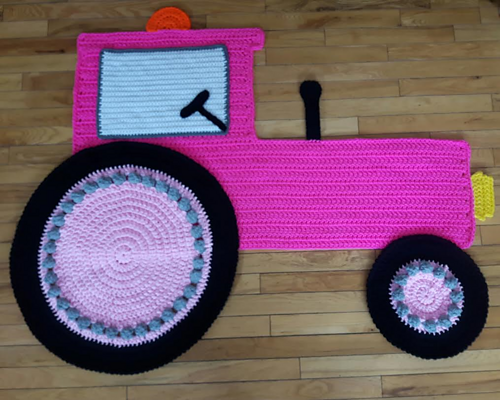 Ravelry: Tractor Rug pattern by Susan Wilkes-Baker