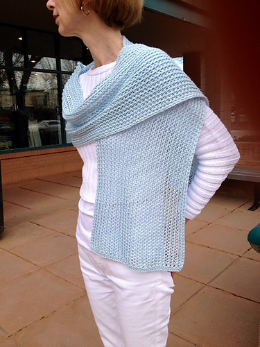 Ravelry: Open Space Mesh Scarf pattern by Ann McCauley