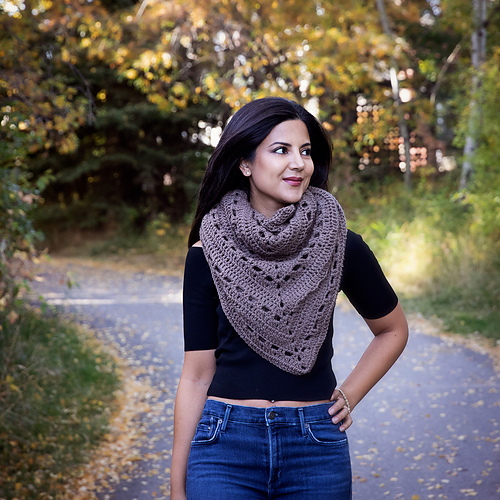 Ravelry: Easy Autumn Triangle Shawl pattern by Leelee Knits
