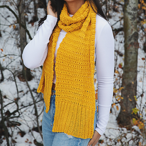 Ravelry: October Scarf pattern by Leelee Knits