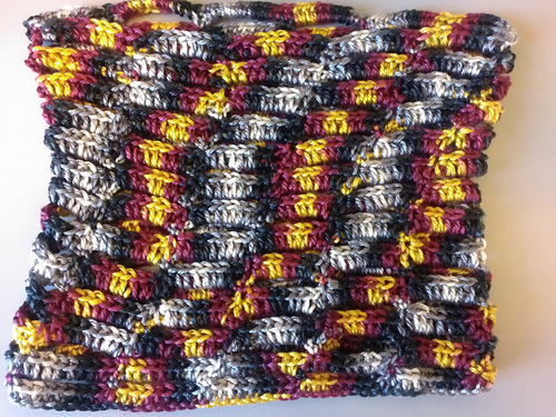 Ravelry: Rustic Ladder Cowl pattern by Aprile Mazey