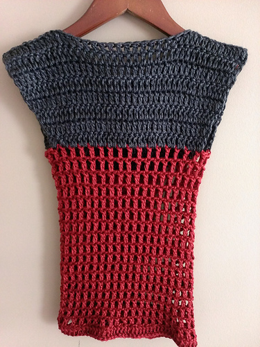 Ravelry: Girl's Mesh Top pattern by Aprile Mazey