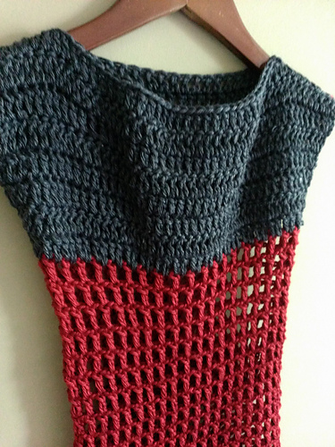 Ravelry: Girl's Mesh Top pattern by Aprile Mazey