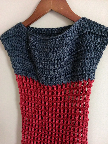 Ravelry: Girl's Mesh Top pattern by Aprile Mazey