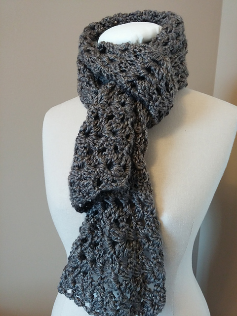 Ravelry: Lacy Scallop Scarf pattern by Aprile Mazey
