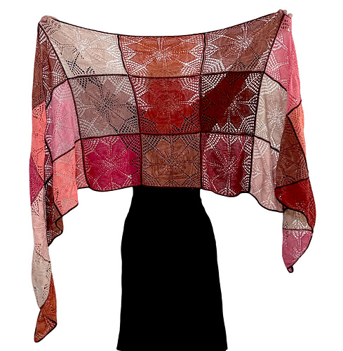 Ravelry: Cosmos Blossom Wrap pattern by Ambah O'Brien