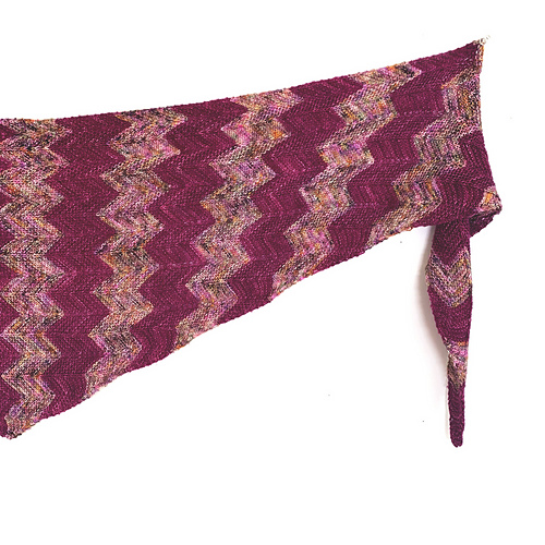 Ravelry: Cheri Chevron Shawl pattern by Ambah O'Brien