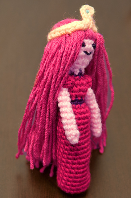 Ravelry: Princess Bubblegum (Adventure Time) Amigurumi pattern by Allison McDonough