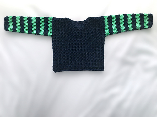 Ravelry: Bean Stitch Baby Sweater pattern by Allison McDonough