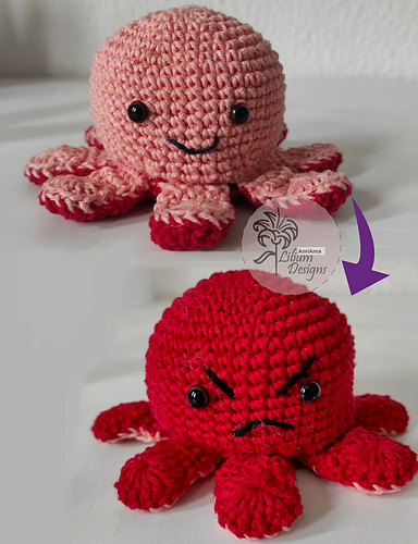 Ravelry: Reversible Octopus pattern by Amanda L. Girão