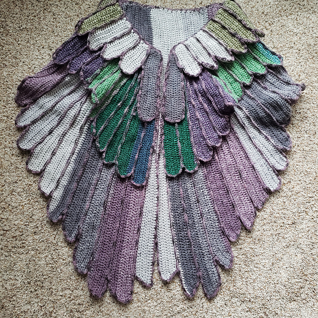 Ravelry: amiesan's Feather Wing Shawl