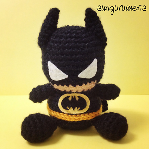 Ravelry: Amigurumi Batman - Superhero pattern by Amigurumeria