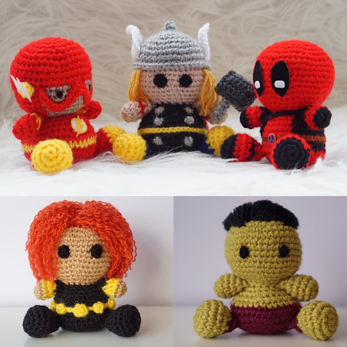 Ravelry: Amigurumi Flash - Superhero pattern by Amigurumeria