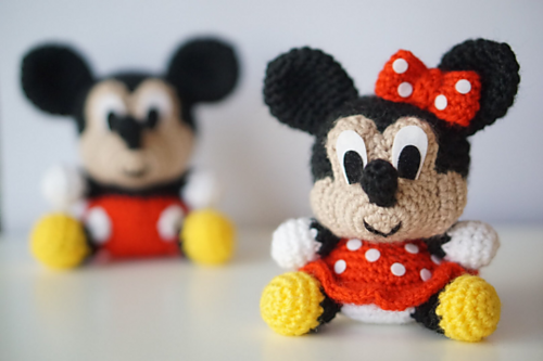 Ravelry: Amigurumi Minnie Mouse pattern by Amigurumeria