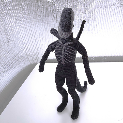 Ravelry: Alien Xenomorph pattern by Gabriela Krasteva