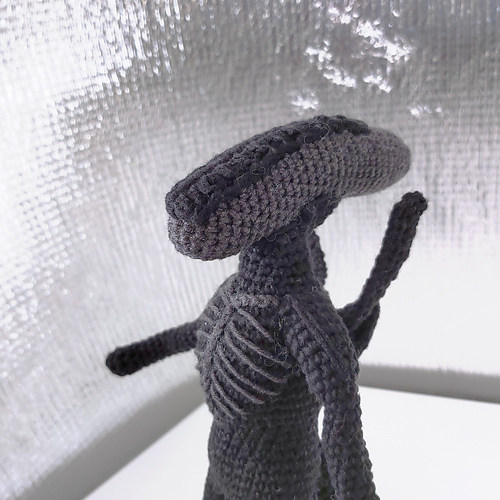 Ravelry: Alien Xenomorph pattern by Gabriela Krasteva