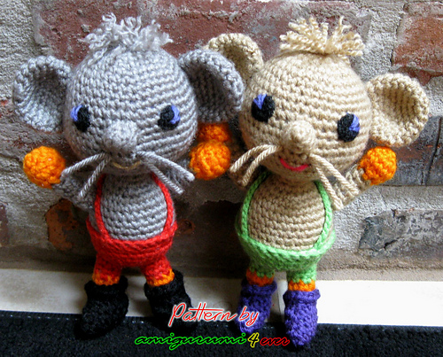 Ravelry: Amigurumi Mouse pattern by Carola Kaiser