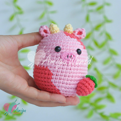 Ravelry: Strawberry Cow pattern by Amigu World