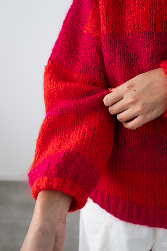 Ravelry: Mohair Round Hem Pullover / モヘヤのラウンドヘムプルオーバー pattern by Masako ...