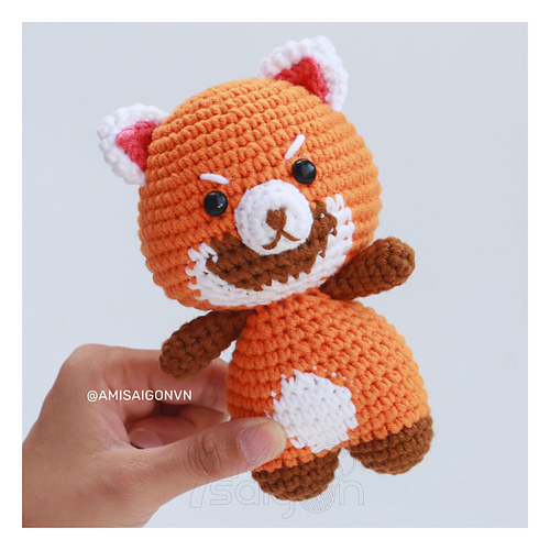Ravelry: Amigurumi Red Panda pattern by Vui Vui
