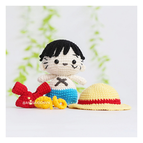Ravelry: Monkey Luffy pattern by Vui Vui