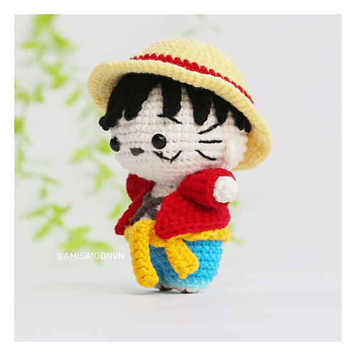 Ravelry: Monkey Luffy pattern by Vui Vui