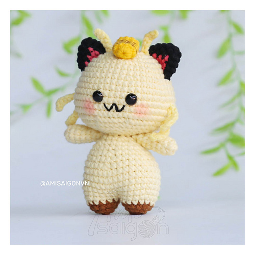 Ravelry: Meowth Pokémon Amigurumi pattern by Vui Vui