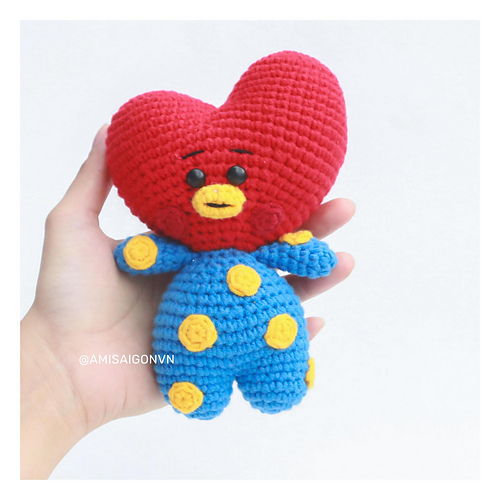 Ravelry: Amigurumi TaTa BT21 pattern by Vui Vui