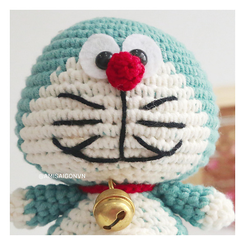 Ravelry: Amigurumi Doraemon pattern by Vui Vui