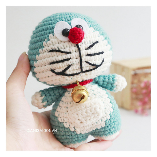 Ravelry: Amigurumi Doraemon pattern by Vui Vui