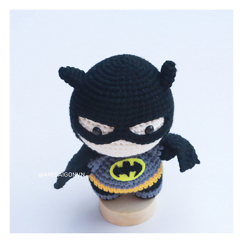 Ravelry: Amigurumi Batman Hero pattern by Vui Vui