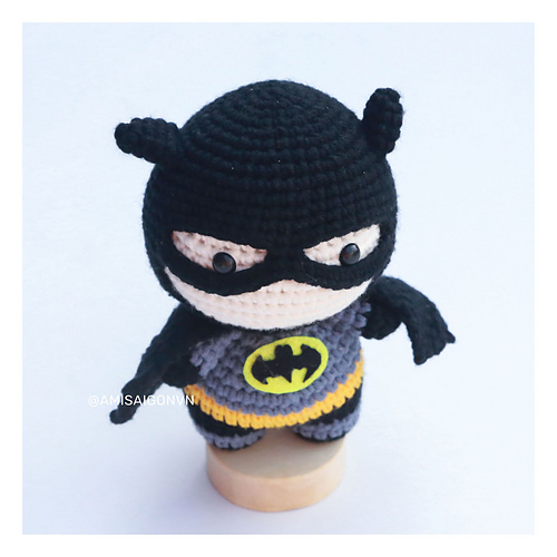 Ravelry: Amigurumi Batman Hero pattern by Vui Vui