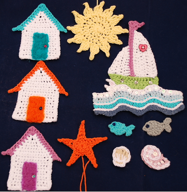 Ravelry: Beach and Coastal Motifs pattern by Am Jay Lou