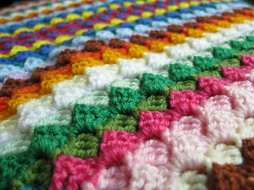 Ravelry: Diagonal Box Stitch Afghan pattern by Sandra Petit