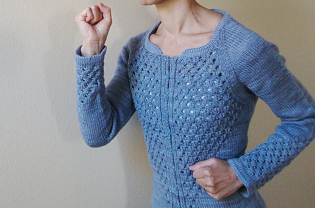 Ravelry: Grey Diamond Forever pattern by Ayako Monier